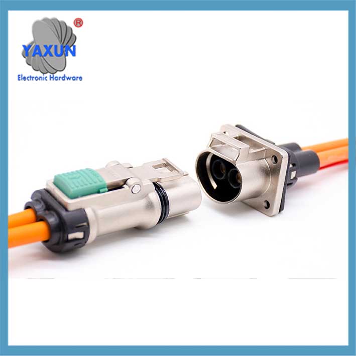 High Voltage 2 PIN Connector Plug for Electric Vehicles - Connectors ...