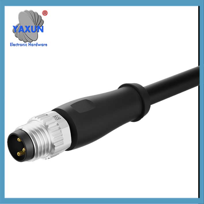 M8 커넥터 직선형 단일 종단형 오버몰드 케이블 어셈블리 - 커넥터, 배선 하네스, USB 데이터 케이블, 의료용 케이블 ...